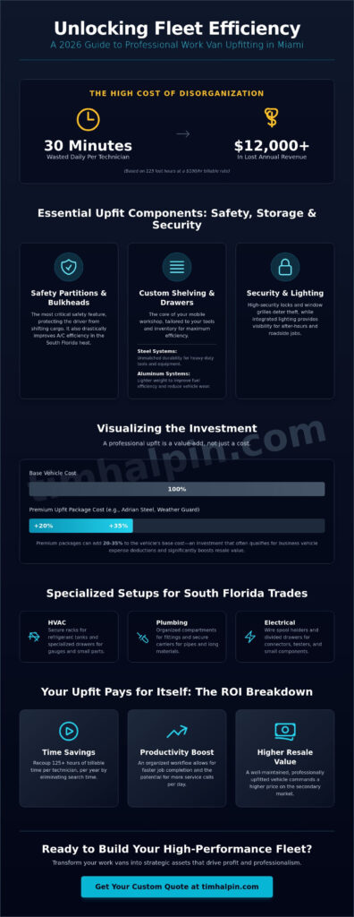 Cost of Upfitting a Work Van in Miami: 2026 Pricing & ROI Guide - Tim ...